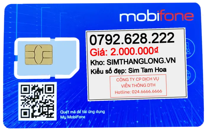 Sim 0792628222 - Sim Tam Hoa 0792628222