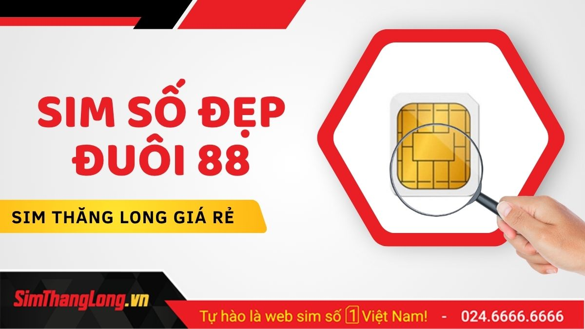 SIM đuôi 88 | Kho SIM số đẹp 88 chỉ từ【499k】