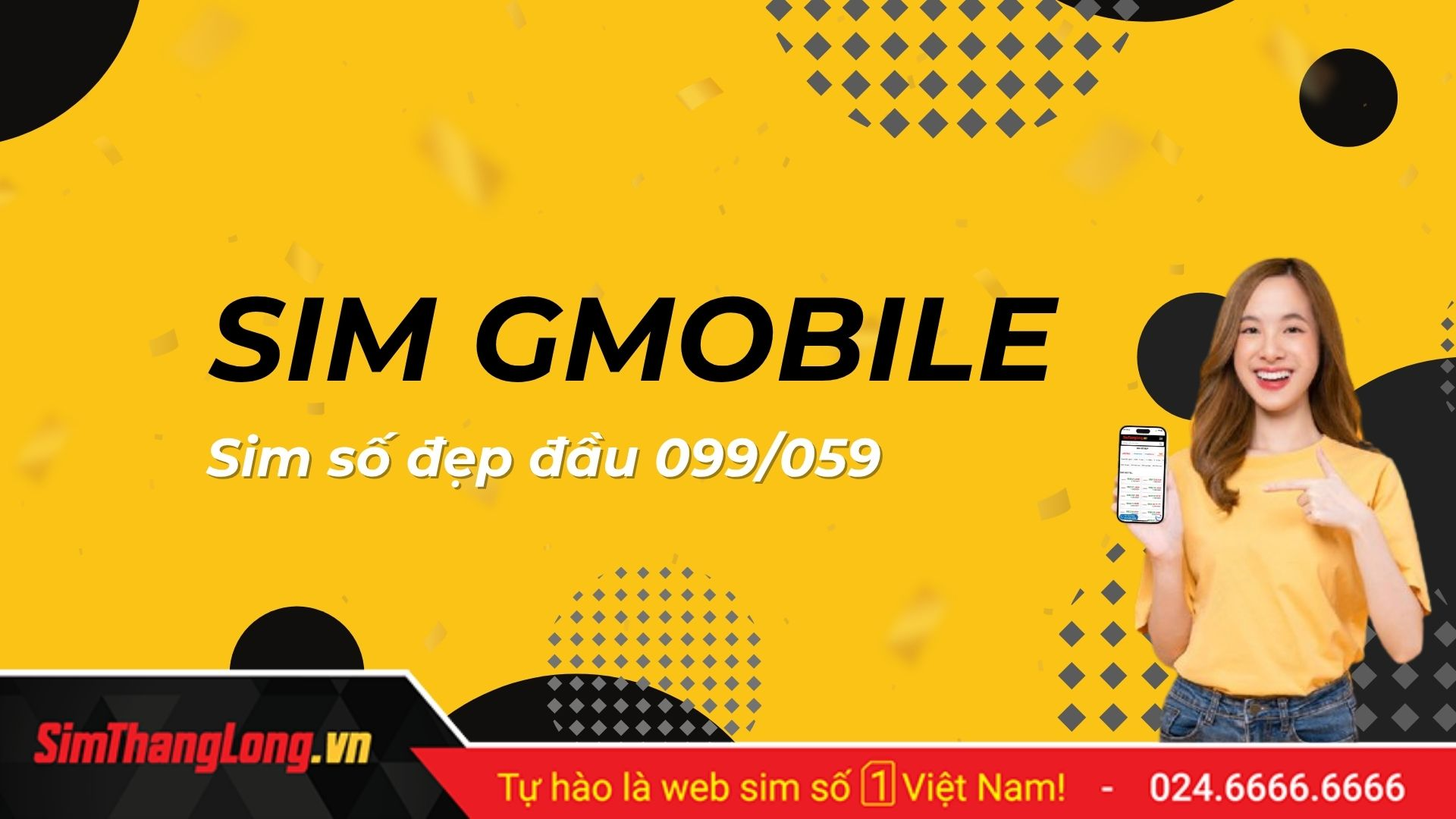 Mua Sim Số Đẹp Gmobile 099, 059 | Giá Tốt Từ 299K - Đầu Số Vàng Chính Chủ