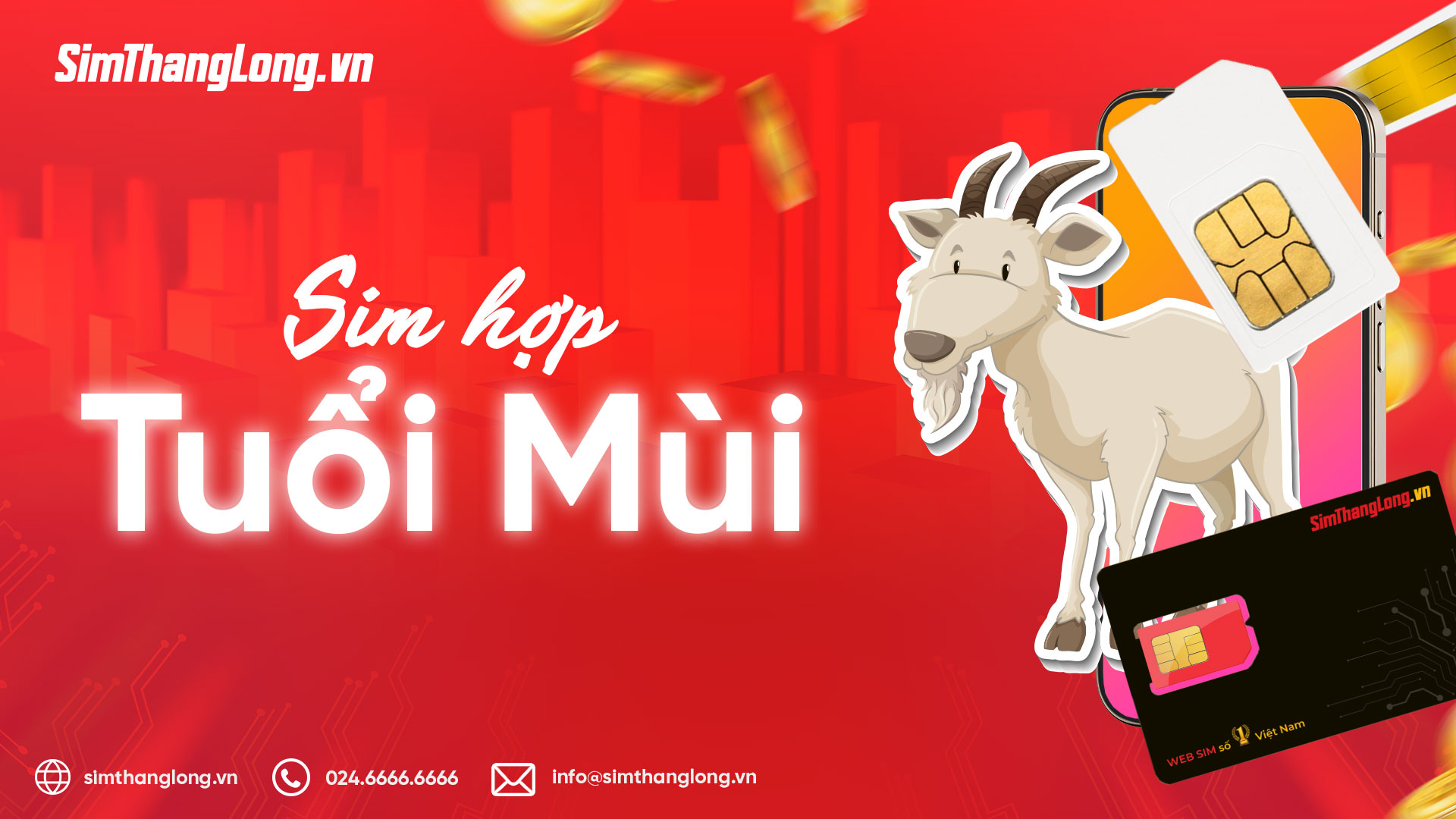 Tìm sim phong thủy hợp tuổi Mùi