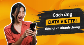 #4 cách ứng data Viettel siêu đơn giản, cộng data trong tích tắc